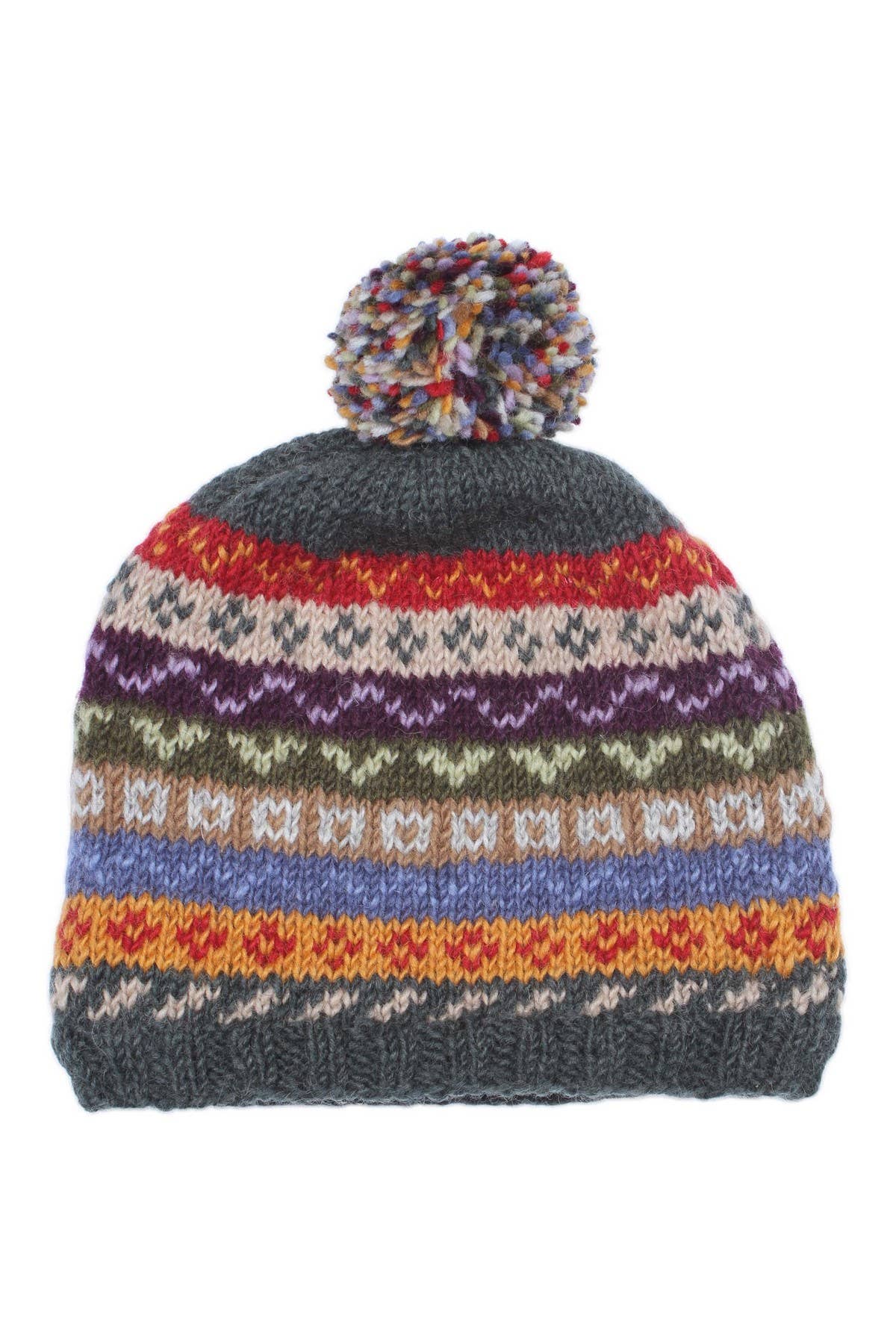 Elveden - Fair Isle Bobble Hat – Mix It Up Home & Gift