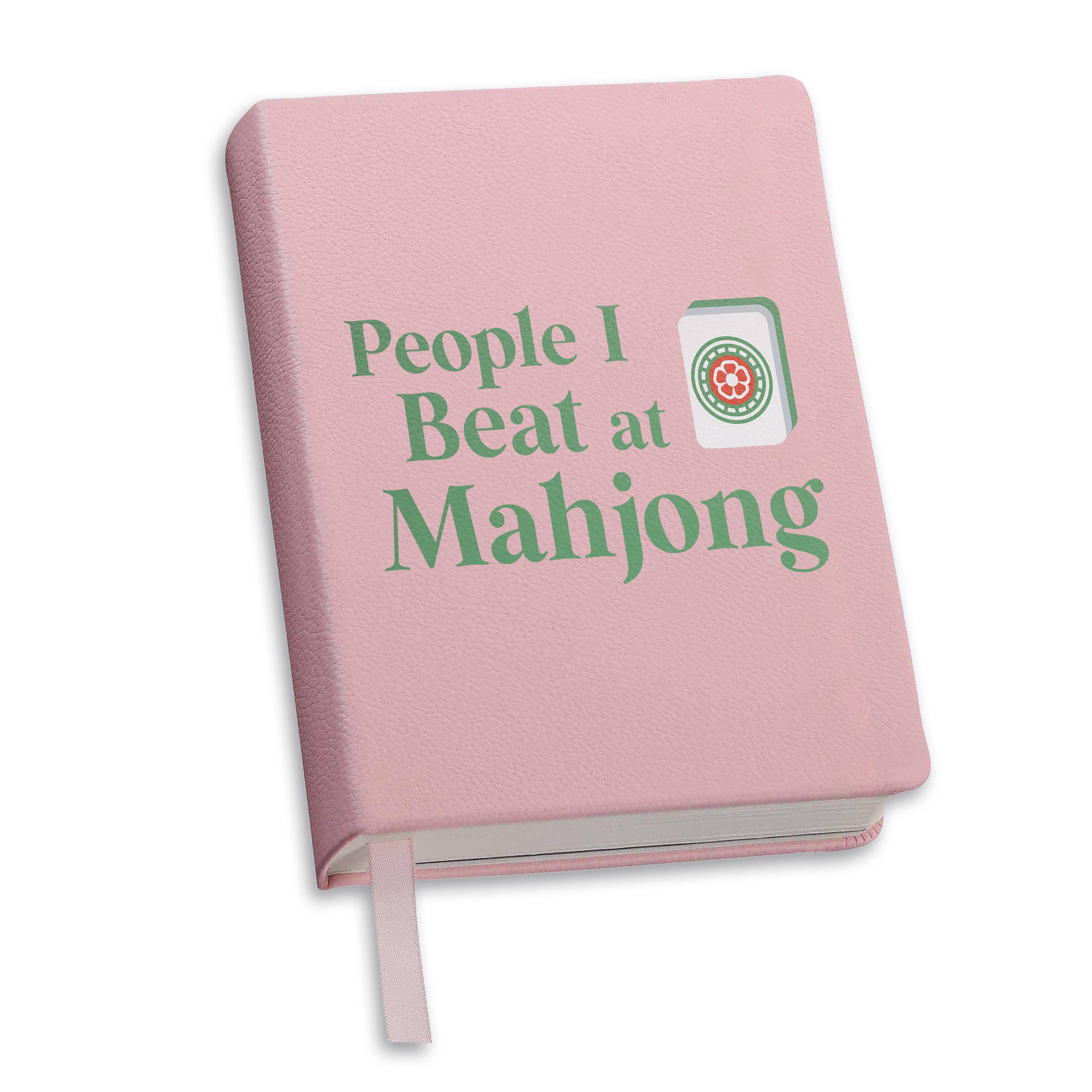 Journal (Pink) - People I Beat at Mahjong – Mix It Up Home & Gift